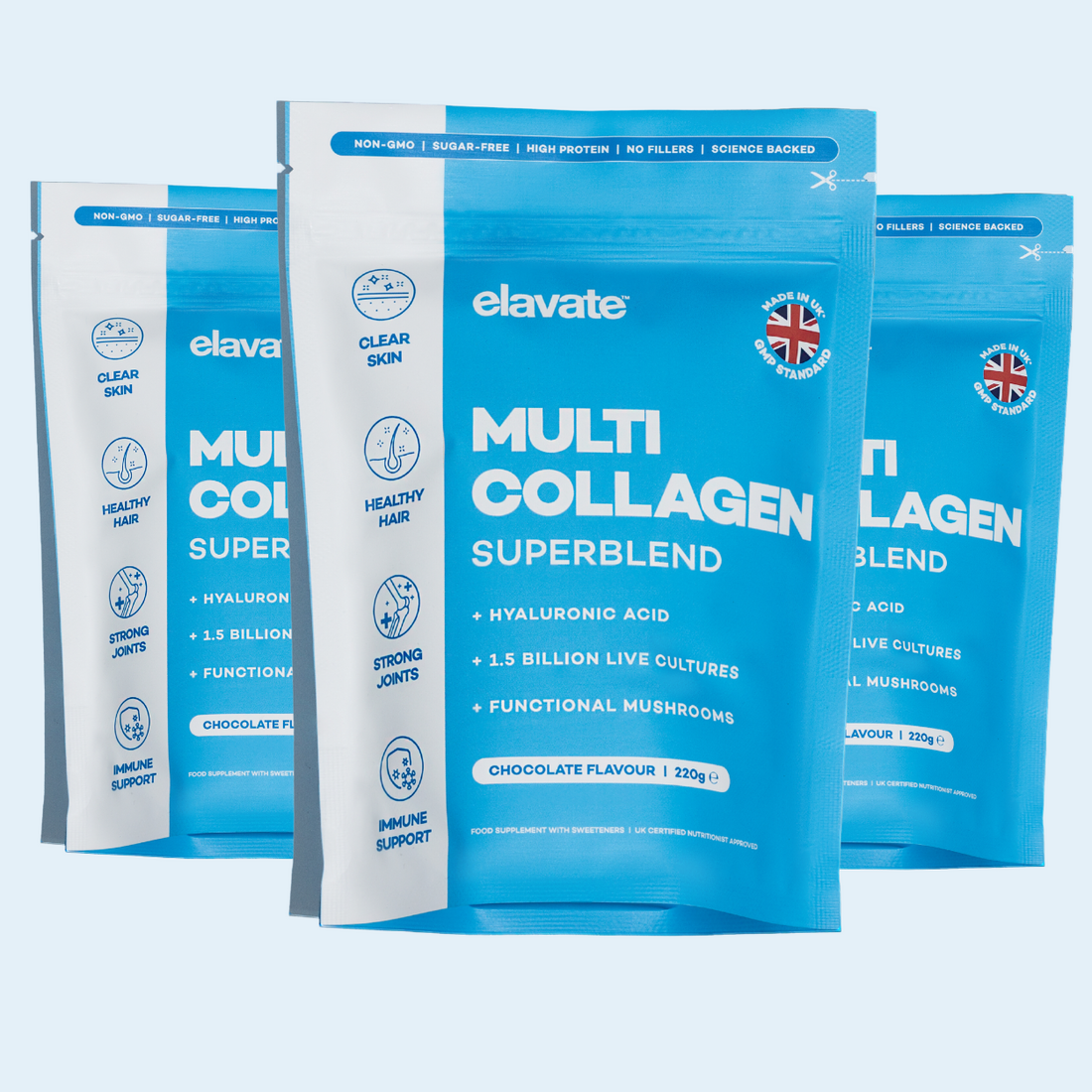 Multi Flavour Mix - Multi Collagen Superblend – Elavate Collagen