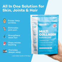 Multi Collagen Hydrolysed Superblend Powder - Marine & Bovine Collagen ...